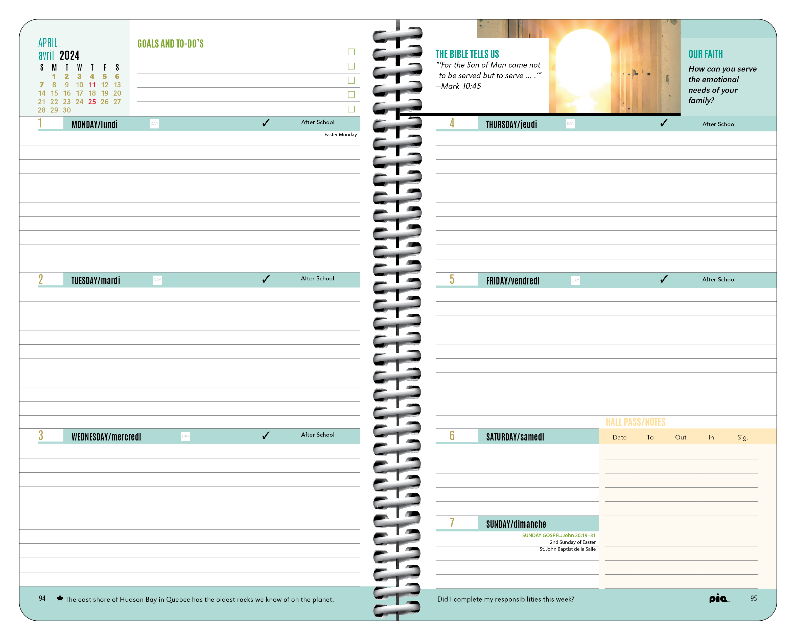 Catholic Faith | Student Planners | PiQ Potential