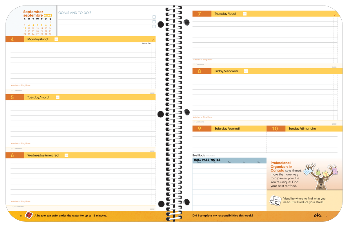 The Canadian | Student Planners | PiQ Potential